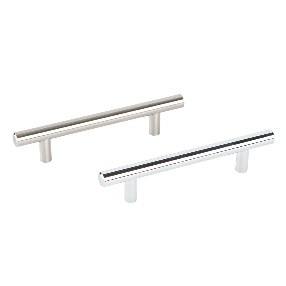 Rail Handle 128MM Brushed Nickel - Proform Products